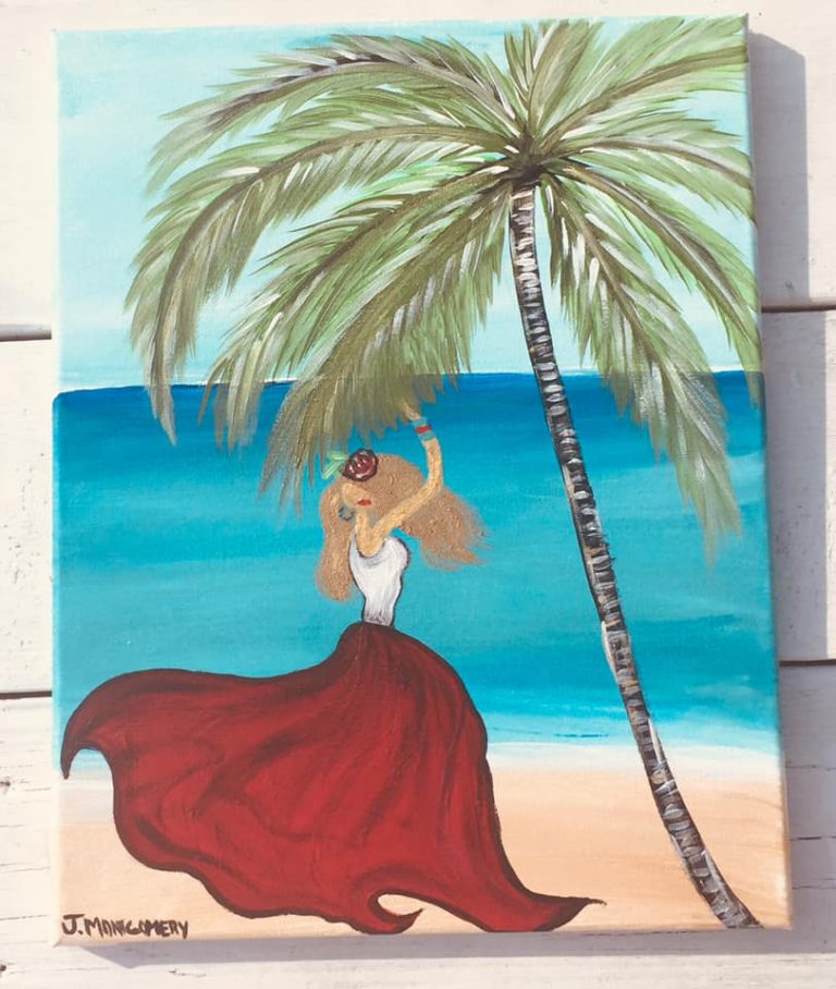 Princess Palm Tree - CrazyFaces Face Painting and Body Art Philadelphia ...